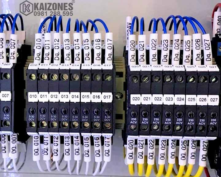 In dịch vụ ống lồng đầu cốt đánh dấu dây điện theo yêu cầu.